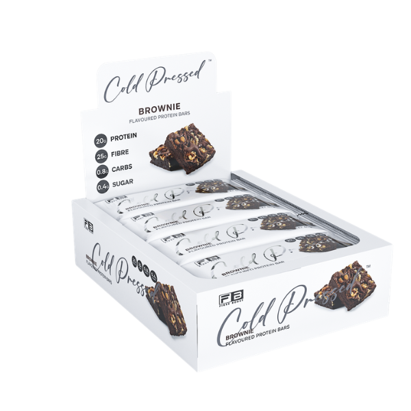 FIBRE BOOST BROWNIE 60g x 12 BOX BUNDLE Cold Pressed Protein Bar ...