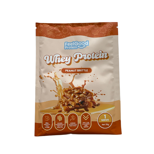 Whey Protein SAMPLE- PEANUT BRITTLE – Low Carb Haven
